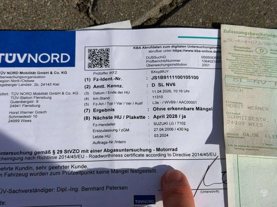 Сузуки GSR 2006 в Вильнюс, объемом двигателя 0.60 л и пробегом 11 тыс. км за 3350 €, фото 28 на AUTOMOTO.COM.LV