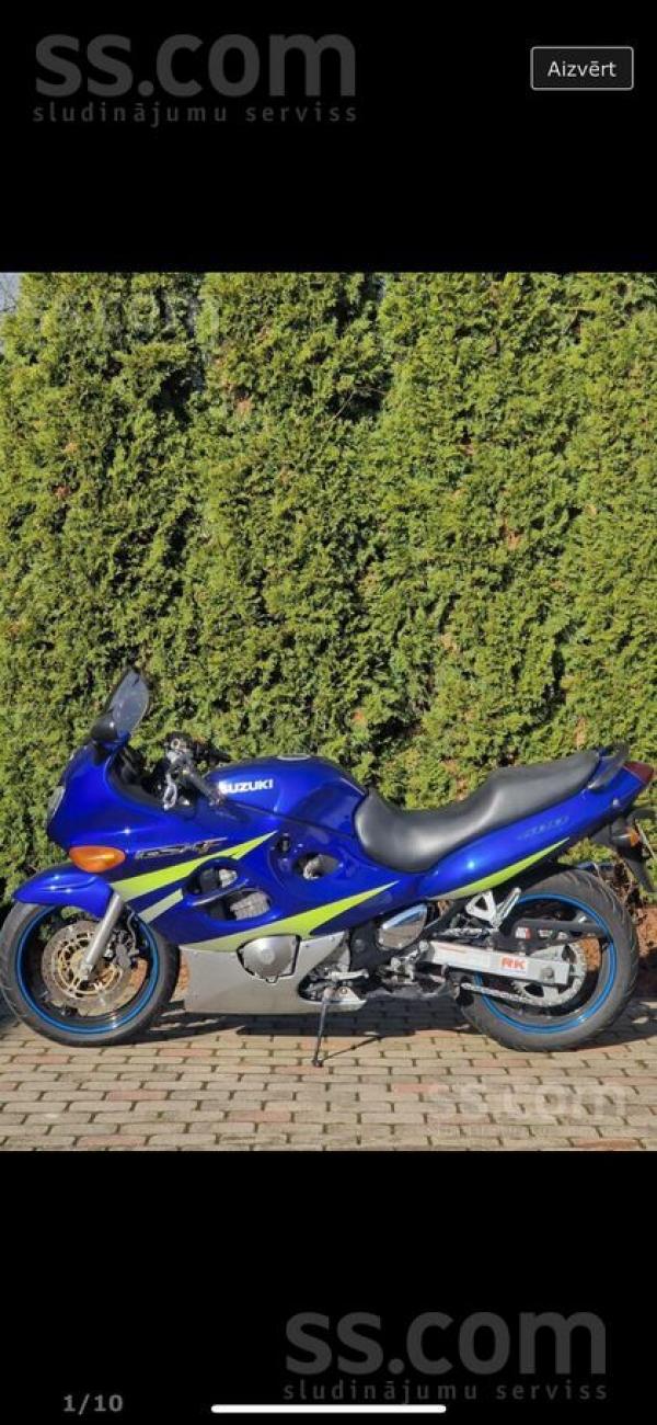 Suzuki GSX 600F 2003 Rīga, ar dzinēja tilpumu 0.60 L un nobraukumu 0 tūkst. km par 1700 €, foto 1 vietnē AUTOMOTO.COM.LV