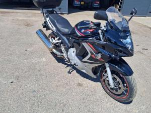 Black Suzuki GSX-F 2008 in Siauliai, with an engine capacity of 0.65 L and mileage of 50 thousand km for 2400 €, photo 5 on AUTOMOTO.COM.LV