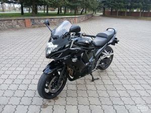 Black Suzuki GSX-F 2010 in Vilnius, with an engine capacity of 1.25 L and mileage of 56 thousand km for 3199 €, photo  on AUTOMOTO.COM.LV