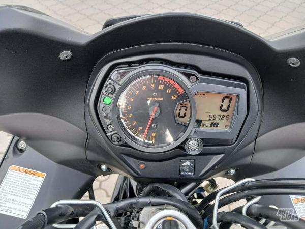 Black Suzuki GSX-F 2010 in Vilnius, with an engine capacity of 1.25 L and mileage of 56 thousand km for 3199 €, photo 5 on AUTOMOTO.COM.LV