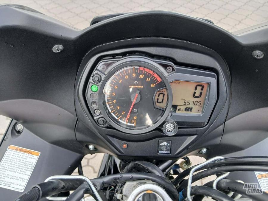 Black Suzuki GSX-F 2010 in Vilnius, with an engine capacity of 1.25 L and mileage of 56 thousand km for 3199 €, photo 6 on AUTOMOTO.COM.LV