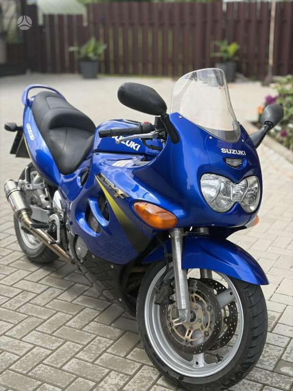 Blue Suzuki GSX-F 2001 in Rokiskis, with an engine capacity of 0.60 L and mileage of 60 thousand km for 1500 €, photo 1 on AUTOMOTO.COM.LV