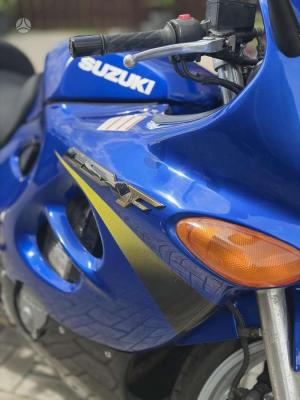 Blue Suzuki GSX-F 2001 in Rokiskis, with an engine capacity of 0.60 L and mileage of 60 thousand km for 1500 €, photo 7 on AUTOMOTO.COM.LV