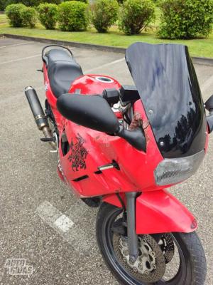 Red Suzuki GSX-F 1991 in Utena, with an engine capacity of 0.60 L and mileage of 0 thousand km for 1250 €, photo 4 on AUTOMOTO.COM.LV
