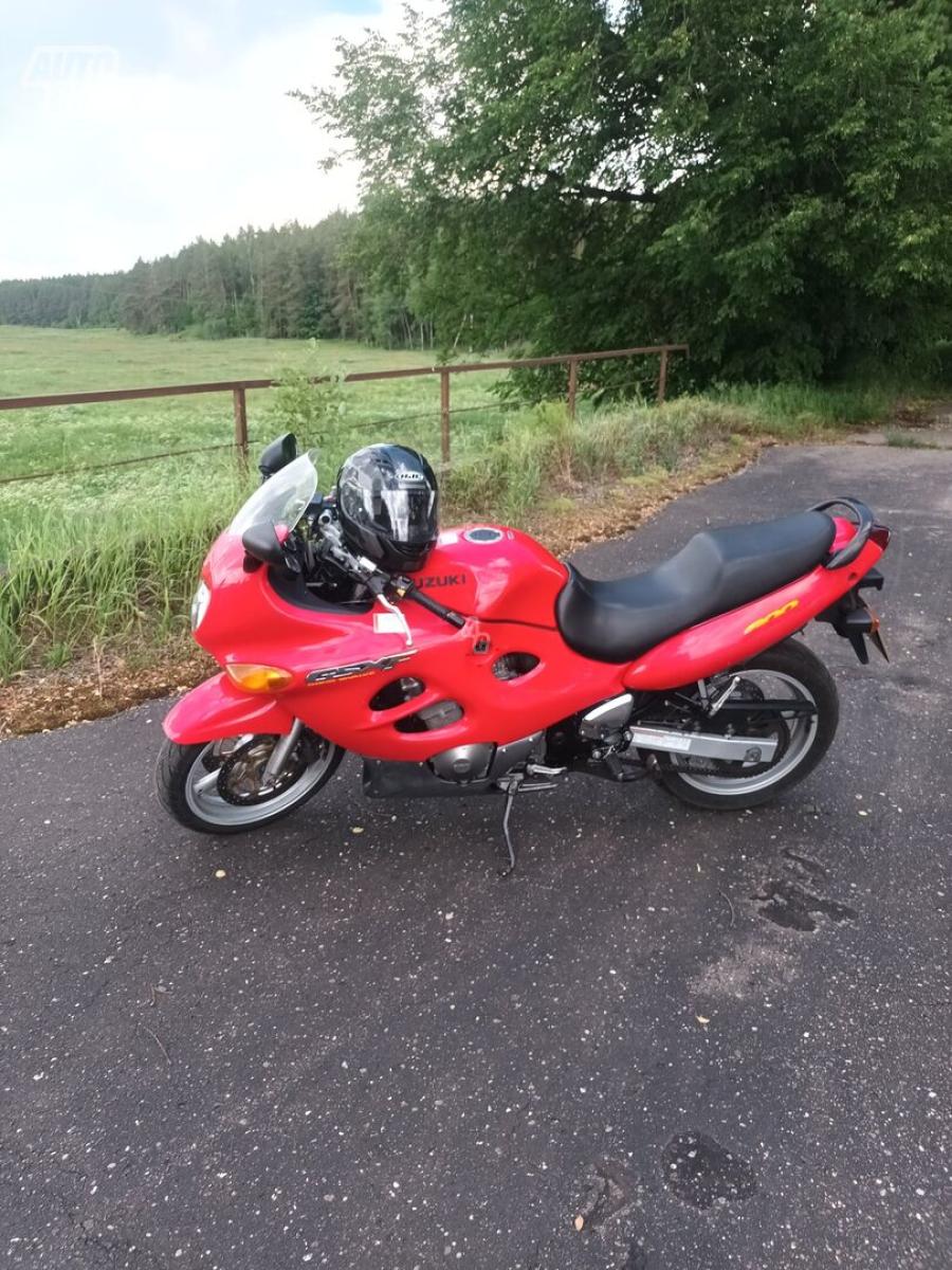 Red Suzuki GSX-F 1999 in Vilnius, with an engine capacity of 0.60 L and mileage of 23 thousand km for 1200 €, photo 2 on AUTOMOTO.COM.LV