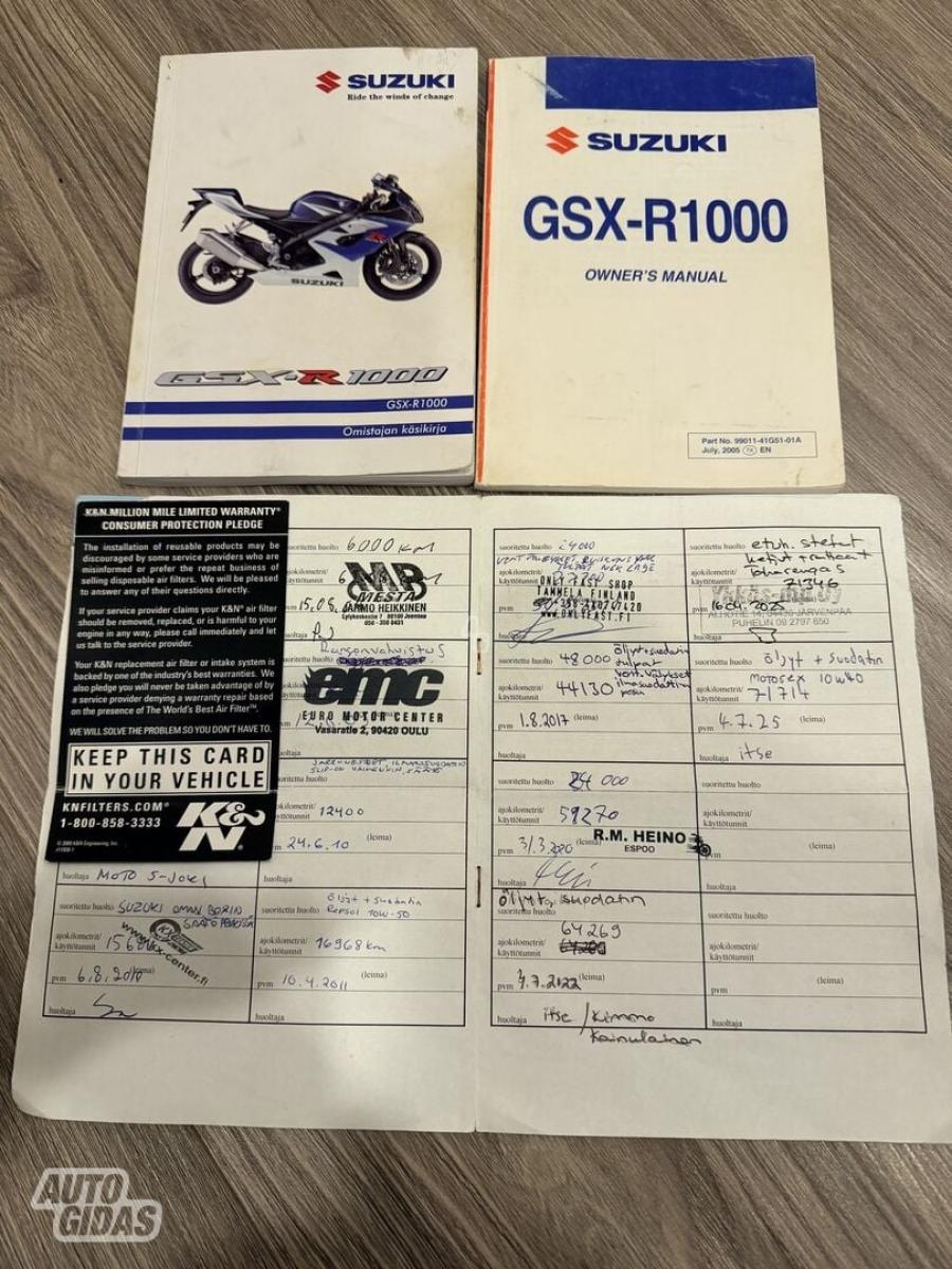 Melns Suzuki GSX-R 2006 Utena, ar dzinēja tilpumu 1.00 L un nobraukumu 72 tūkst. km par 4700 €, foto 22 vietnē AUTOMOTO.COM.LV