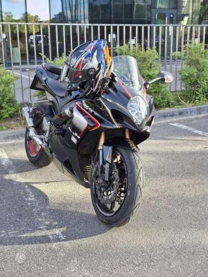 Black Suzuki GSX-R 2007 in Vilnius, with an engine capacity of 1.00 L and mileage of 40 thousand km for 6200 €, photo  on AUTOMOTO.COM.LV