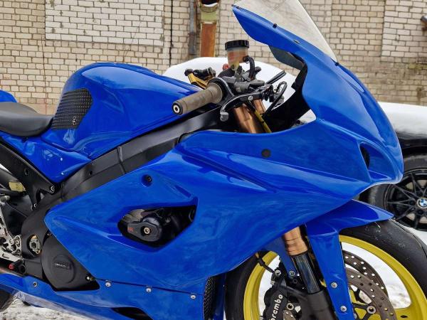 Синий Сузуки GSX-R 2006 в Вильнюс, объемом двигателя 1.00 л и пробегом 53 тыс. км за 3350 €, фото 4 на AUTOMOTO.COM.LV
