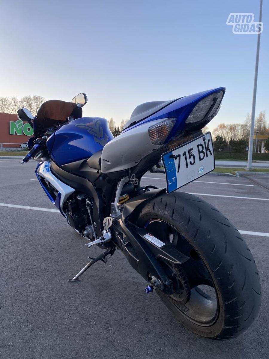 Синий Сузуки GSX-R 2006 в Клайпеда, объемом двигателя 0.60 л и пробегом 60 тыс. км за 3800 €, фото 8 на AUTOMOTO.COM.LV