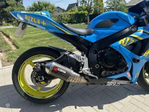 Blue Suzuki GSX-R 2007 in Kaunas, with an engine capacity of 0.60 L and mileage of 29 thousand km for 4600 €, photo 8 on AUTOMOTO.COM.LV