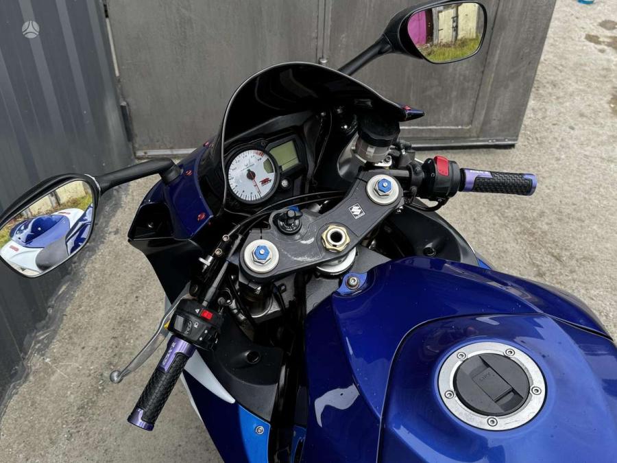 Синий Сузуки GSX-R 2007 в Клайпеда, объемом двигателя 0.60 л и пробегом 36 тыс. км за 4600 €, фото 11 на AUTOMOTO.COM.LV