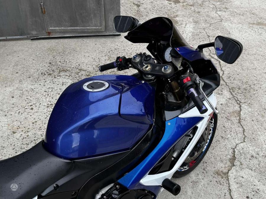 Синий Сузуки GSX-R 2007 в Клайпеда, объемом двигателя 0.60 л и пробегом 36 тыс. км за 4600 €, фото 12 на AUTOMOTO.COM.LV