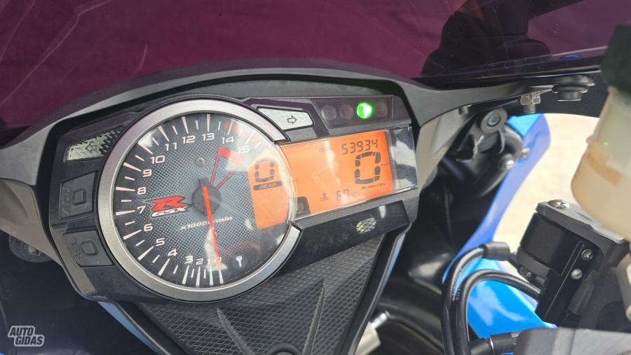 Zils Suzuki GSX-R 2009 Elektrėnai, ar dzinēja tilpumu 1.00 L un nobraukumu 54 tūkst. km par 5799 €, foto 8 vietnē AUTOMOTO.COM.LV