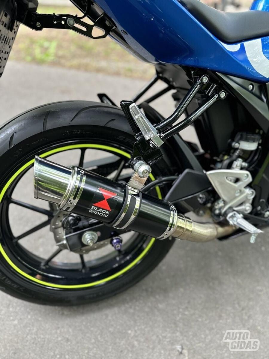 Zils Suzuki GSX-R 2018 Kauņa, ar dzinēja tilpumu 0.13 L un nobraukumu 25 tūkst. km par 2950 €, foto 8 vietnē AUTOMOTO.COM.LV