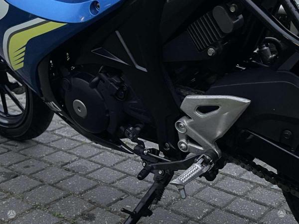 Suzuki GSX-R 2018 in Vilnius on AUTOMOTO.COM.LV Blue Suzuki GSX-R 2018 in Vilnius, with an engine capacity of 0.13 L and mileage of 18 thousand km for 2000 €, photo 11 on AUTOMOTO.COM.LV