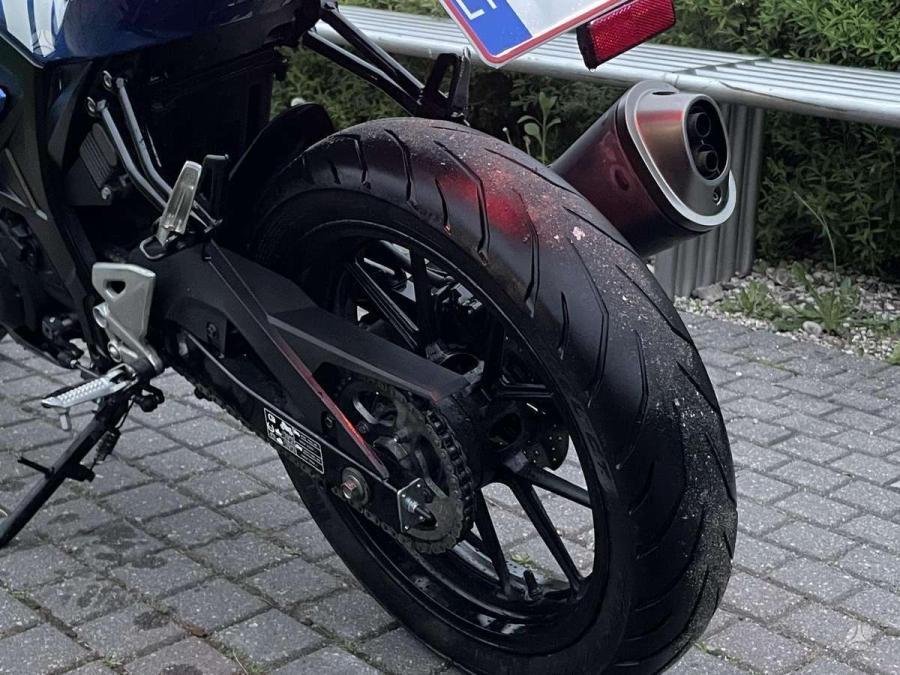 Blue Suzuki GSX-R 2018 in Vilnius, with an engine capacity of 0.13 L and mileage of 18 thousand km for 2000 €, photo 12 on AUTOMOTO.COM.LV