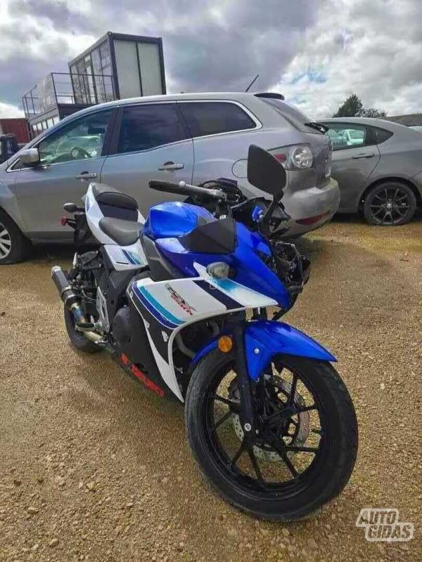 Blue Suzuki GSX-R 2019 in Siauliai, with an engine capacity of 0.25 L and mileage of 0 thousand km for 1250 €, photo 1 on AUTOMOTO.COM.LV