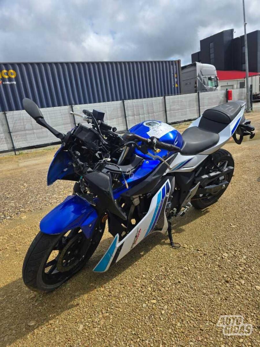 Zils Suzuki GSX-R 2019 Šauļi, ar dzinēja tilpumu 0.25 L un nobraukumu 0 tūkst. km par 1250 €, foto 5 vietnē AUTOMOTO.COM.LV