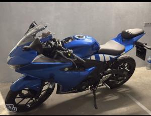 Zils Suzuki GSX-R 2022 Kauņa, ar dzinēja tilpumu 0.13 L un nobraukumu 7 tūkst. km par 2950 €, foto  vietnē AUTOMOTO.COM.LV