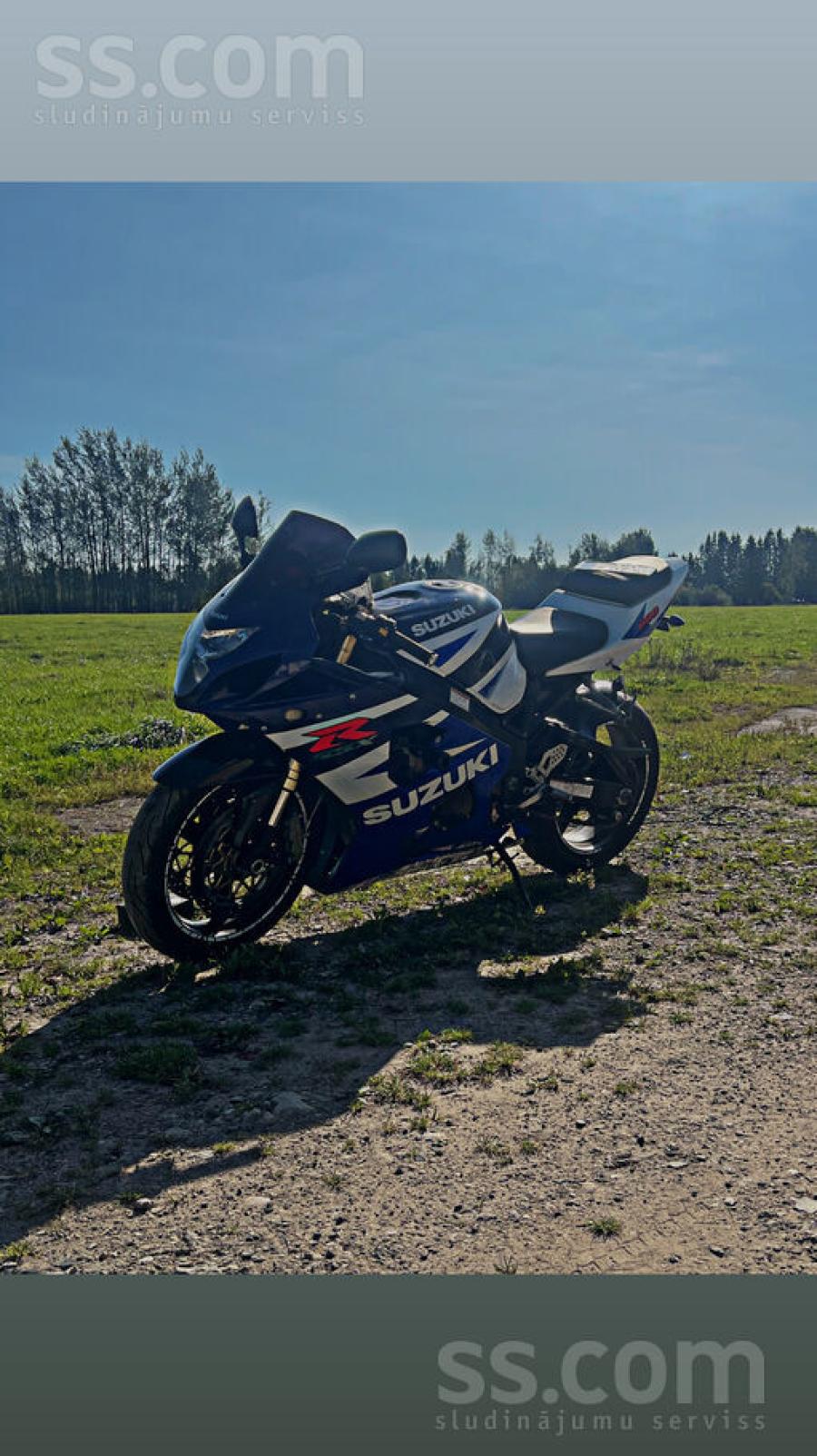 Suzuki GSX-R 2004 in Daugavpils, with an engine capacity of 0.60 L and mileage of 0 thousand km for 2300 €, photo 1 on AUTOMOTO.COM.LV