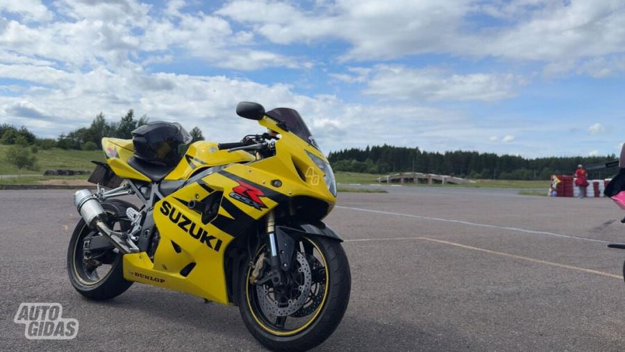 Yellow Suzuki GSX-R 2004 in Alytus, with an engine capacity of 0.60 L and mileage of 34 thousand km for 3700 €, photo 1 on AUTOMOTO.COM.LV