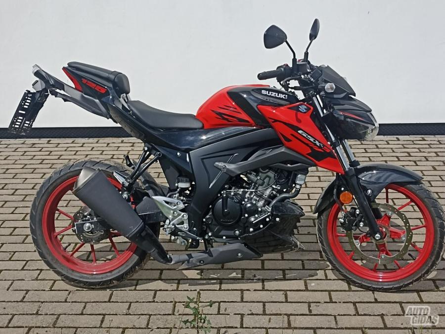Red Suzuki GSX 2024 in Kaunas, with an engine capacity of 0.12 L and mileage of 2 thousand km for 3206 €, photo 1 on AUTOMOTO.COM.LV