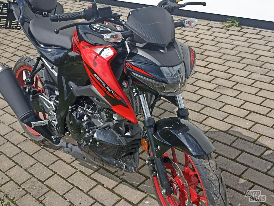 Red Suzuki GSX 2024 in Kaunas, with an engine capacity of 0.12 L and mileage of 2 thousand km for 3206 €, photo 3 on AUTOMOTO.COM.LV