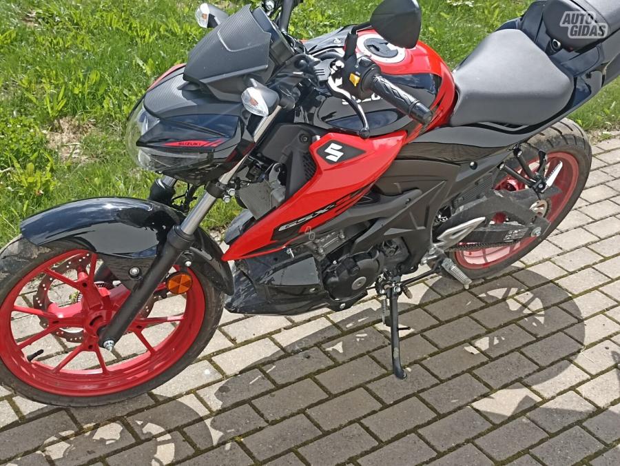 Red Suzuki GSX 2024 in Kaunas, with an engine capacity of 0.12 L and mileage of 2 thousand km for 3206 €, photo 6 on AUTOMOTO.COM.LV