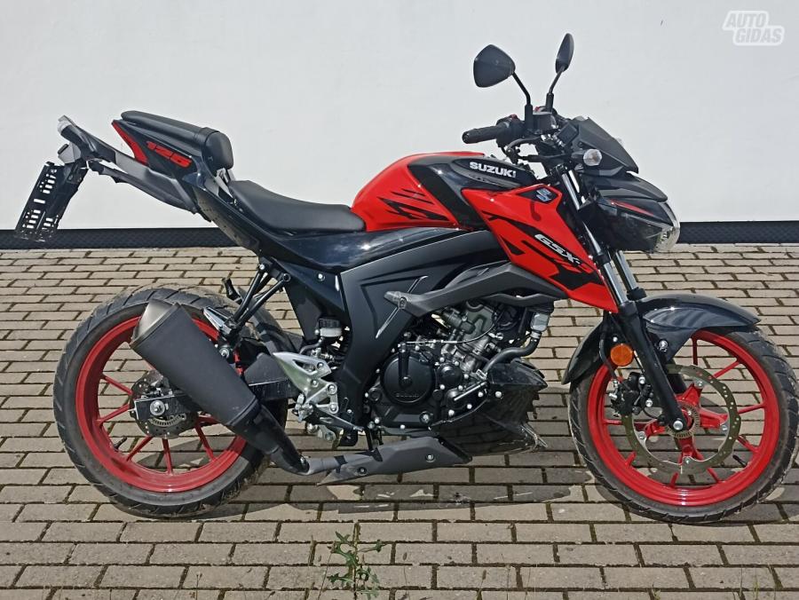 Sarkans Suzuki GSX 2024 Kauņa, ar dzinēja tilpumu 0.12 L un nobraukumu 2 tūkst. km par 3206 €, foto 1 vietnē AUTOMOTO.COM.LV