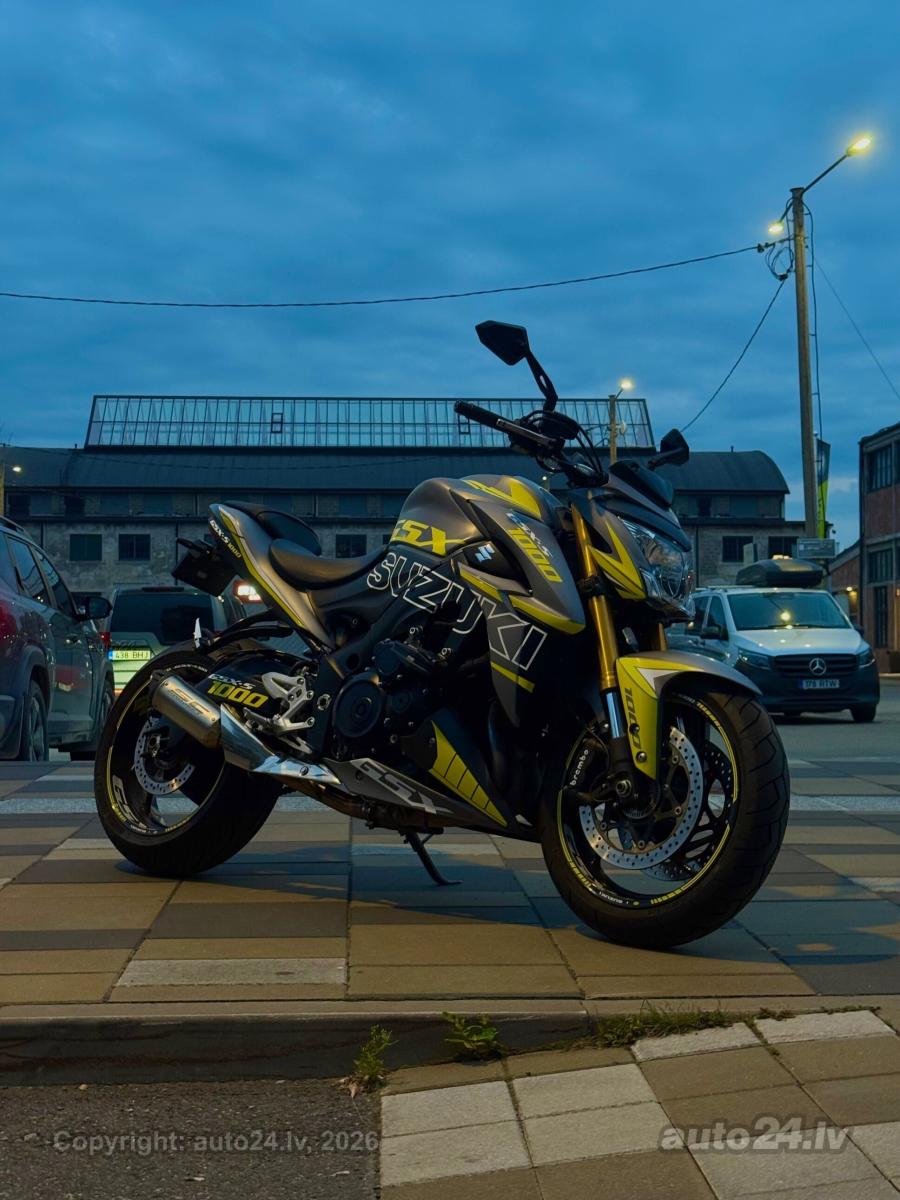 Черный Сузуки GSX-S 1000 2016 в Таллин, объемом двигателя 1.00 л и пробегом 21 тыс. км за 6900 €, фото 4 на AUTOMOTO.COM.LV