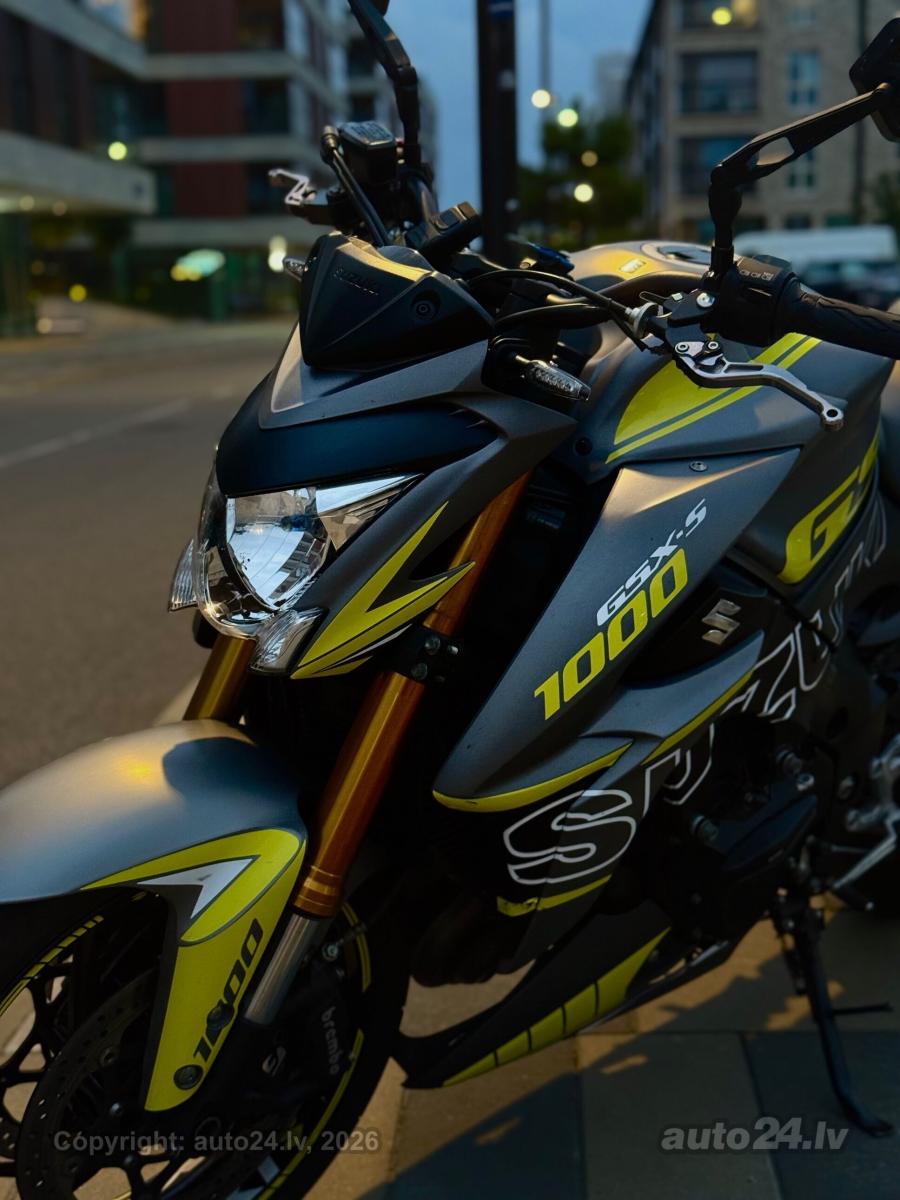 Черный Сузуки GSX-S 1000 2016 в Таллин, объемом двигателя 1.00 л и пробегом 21 тыс. км за 6900 €, фото 7 на AUTOMOTO.COM.LV