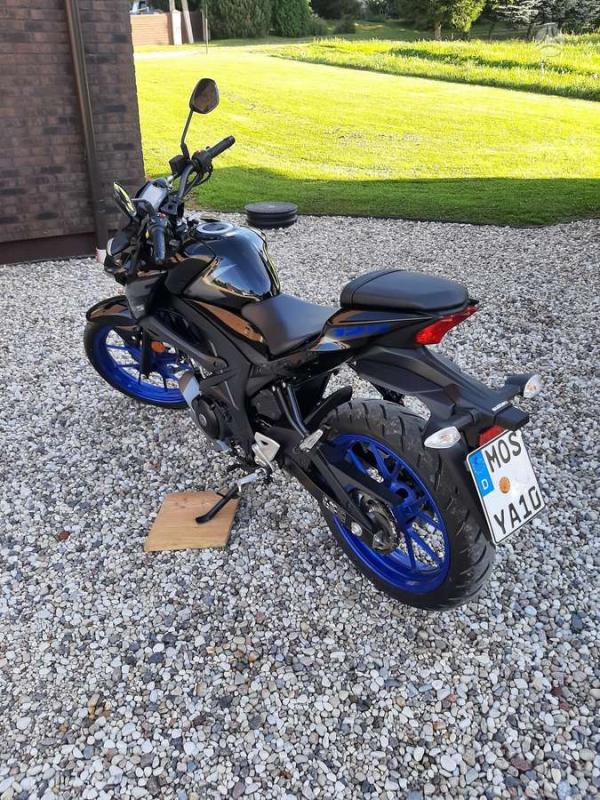 Black Suzuki GSX-S 2023 in Prienai, with an engine capacity of 0.13 L and mileage of 2 thousand km for 3850 €, photo 4 on AUTOMOTO.COM.LV