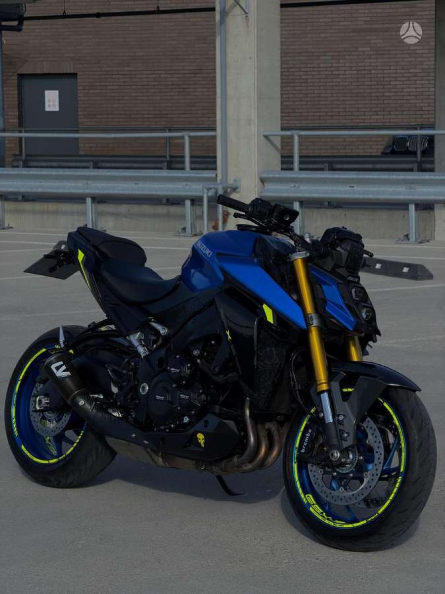 Синий Сузуки GSX-S 2021 в Вильнюс, объемом двигателя 1.00 л и пробегом 10 тыс. км за 7750 €, фото 1 на AUTOMOTO.COM.LV