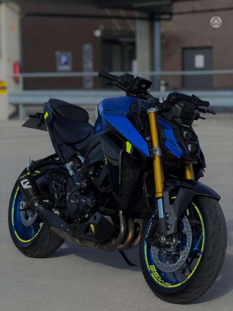Синий Сузуки GSX-S 2021 в Вильнюс, объемом двигателя 1.00 л и пробегом 10 тыс. км за 7750 €, фото 3 на AUTOMOTO.COM.LV