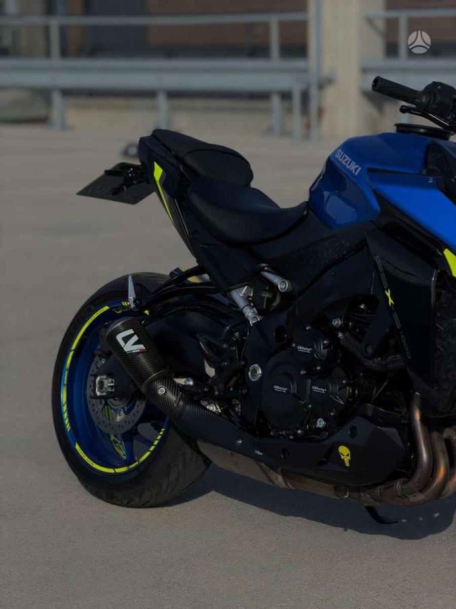 Синий Сузуки GSX-S 2021 в Вильнюс, объемом двигателя 1.00 л и пробегом 10 тыс. км за 7750 €, фото 5 на AUTOMOTO.COM.LV