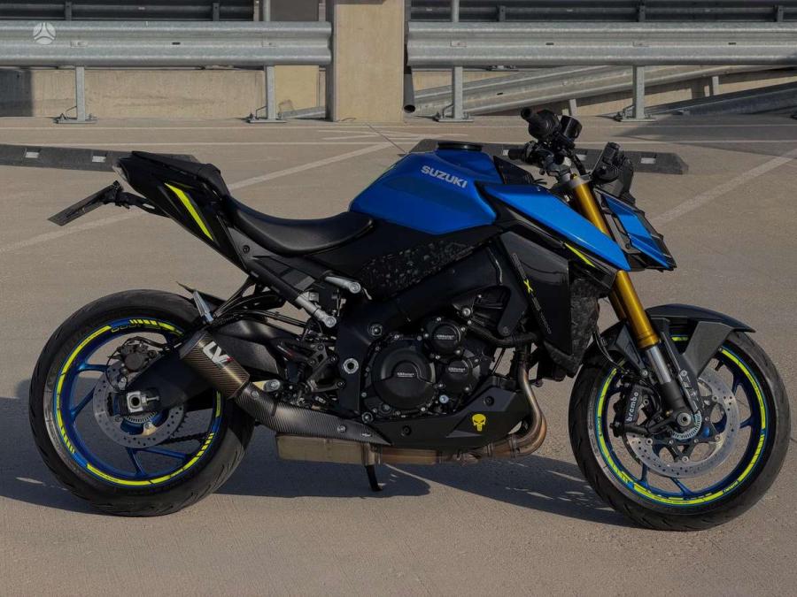 Синий Сузуки GSX-S 2021 в Вильнюс, объемом двигателя 1.00 л и пробегом 10 тыс. км за 7750 €, фото 6 на AUTOMOTO.COM.LV