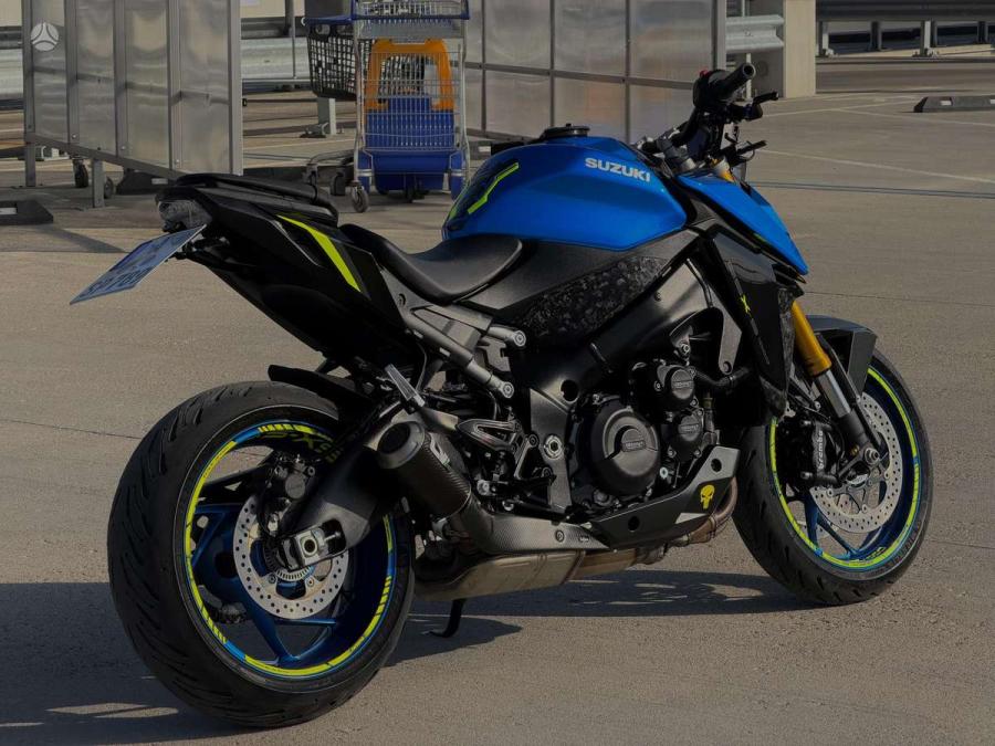 Синий Сузуки GSX-S 2021 в Вильнюс, объемом двигателя 1.00 л и пробегом 10 тыс. км за 7750 €, фото 7 на AUTOMOTO.COM.LV