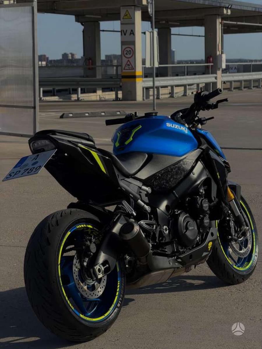 Синий Сузуки GSX-S 2021 в Вильнюс, объемом двигателя 1.00 л и пробегом 10 тыс. км за 7750 €, фото 9 на AUTOMOTO.COM.LV