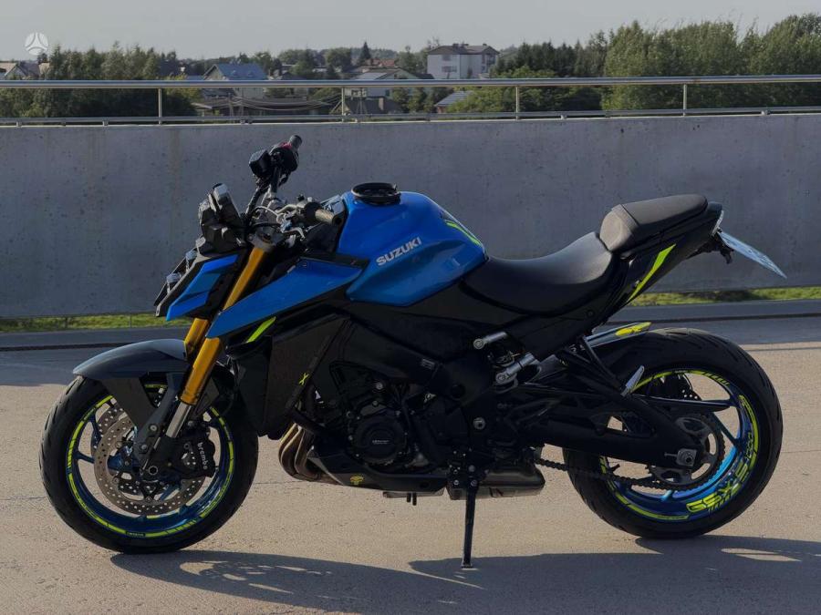 Синий Сузуки GSX-S 2021 в Вильнюс, объемом двигателя 1.00 л и пробегом 10 тыс. км за 7750 €, фото 14 на AUTOMOTO.COM.LV