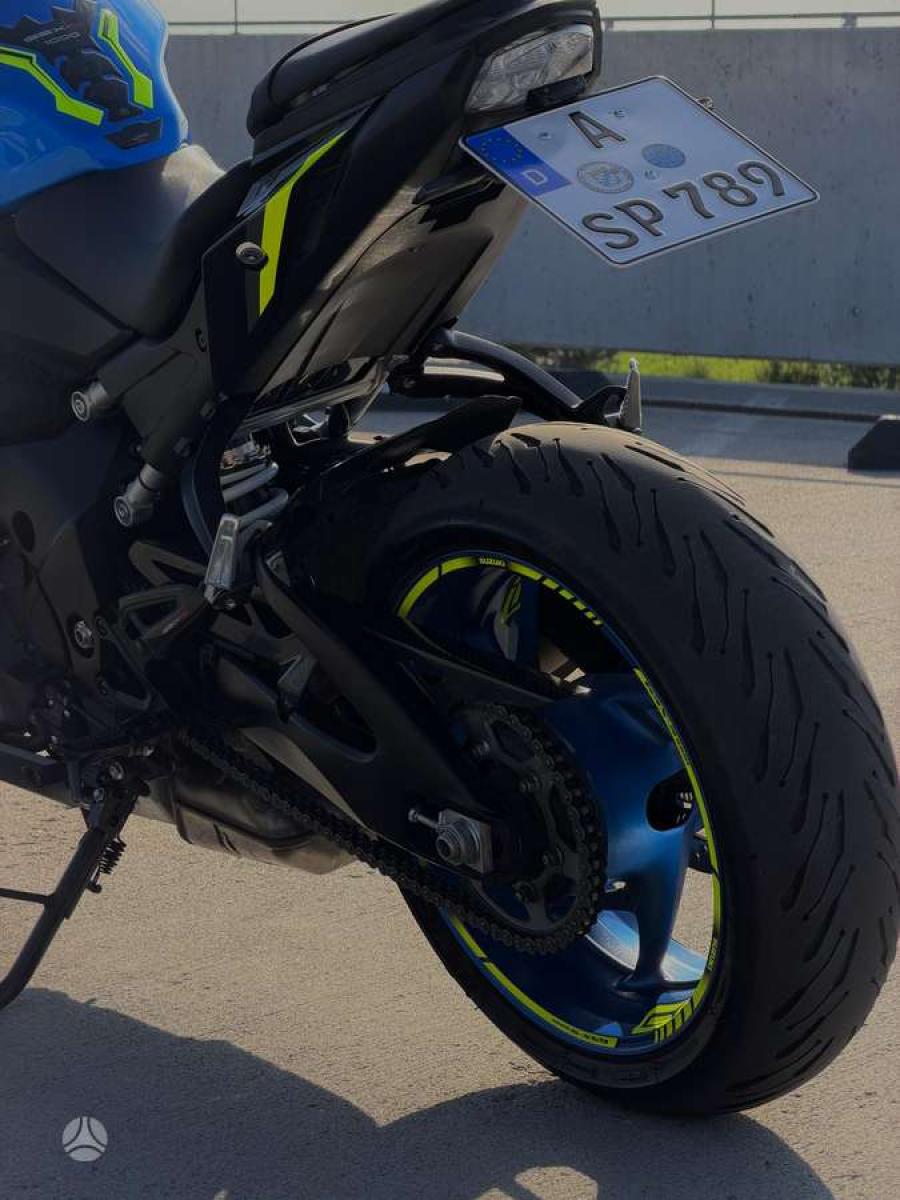 Синий Сузуки GSX-S 2021 в Вильнюс, объемом двигателя 1.00 л и пробегом 10 тыс. км за 7750 €, фото 16 на AUTOMOTO.COM.LV