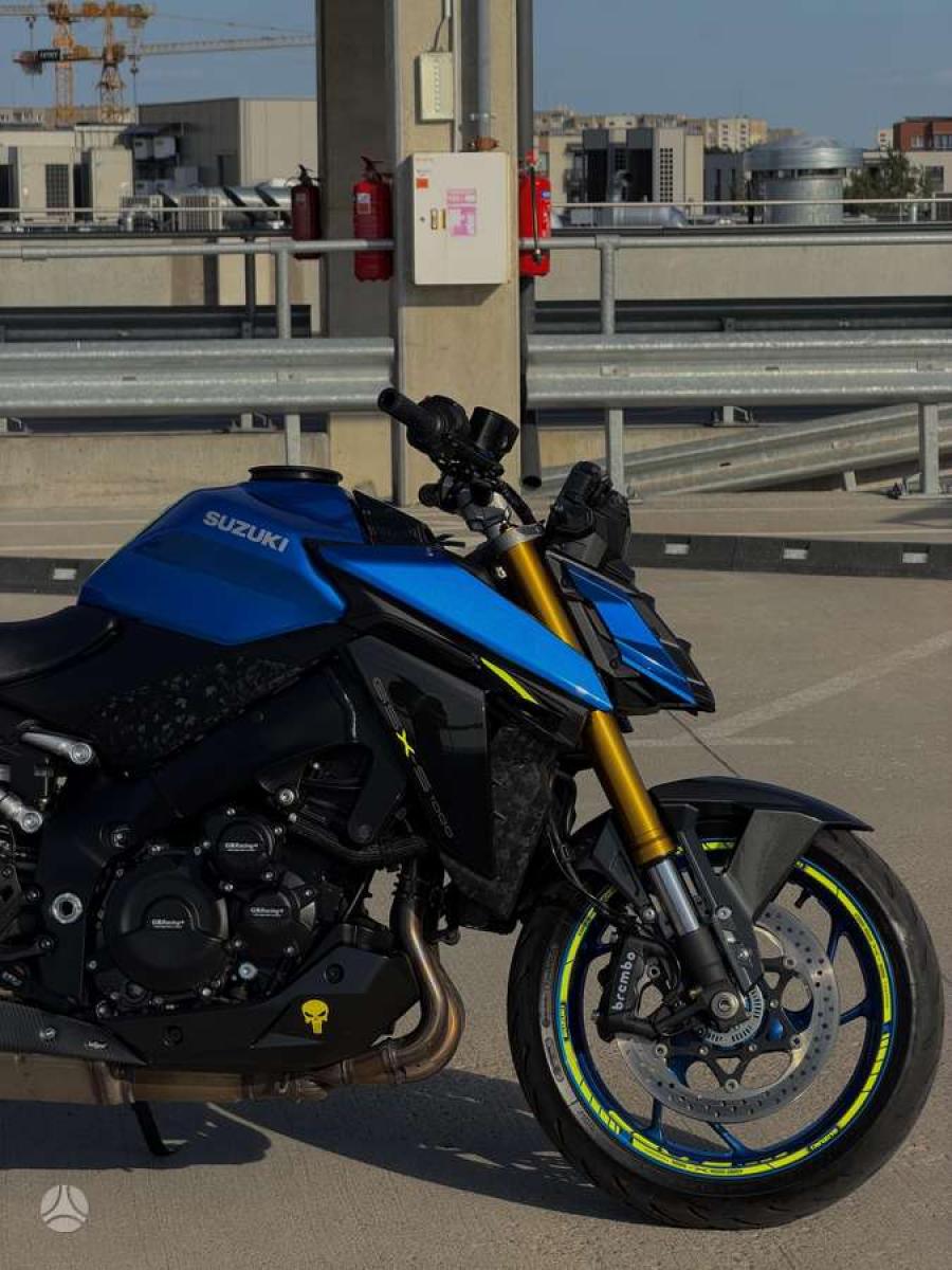 Синий Сузуки GSX-S 2021 в Вильнюс, объемом двигателя 1.00 л и пробегом 10 тыс. км за 7750 €, фото 22 на AUTOMOTO.COM.LV