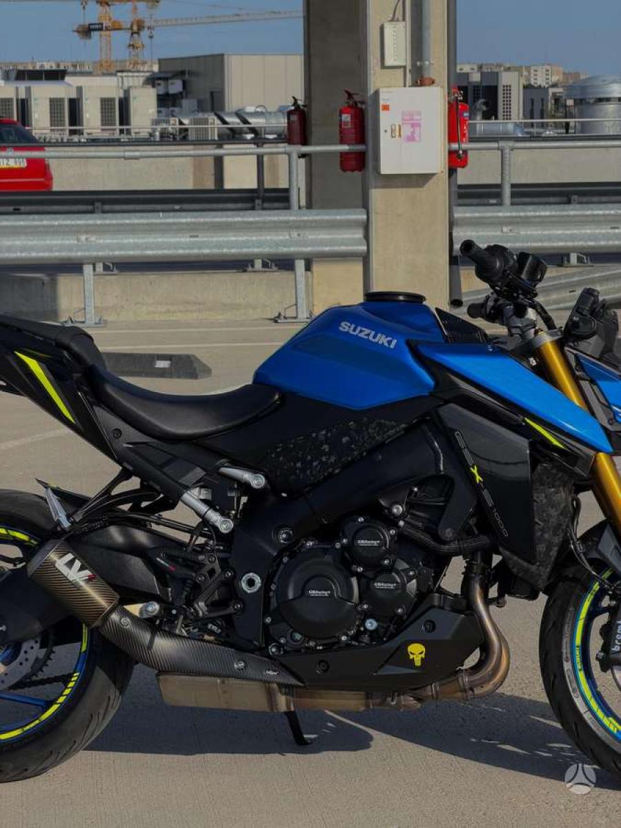 Синий Сузуки GSX-S 2021 в Вильнюс, объемом двигателя 1.00 л и пробегом 10 тыс. км за 7750 €, фото 23 на AUTOMOTO.COM.LV
