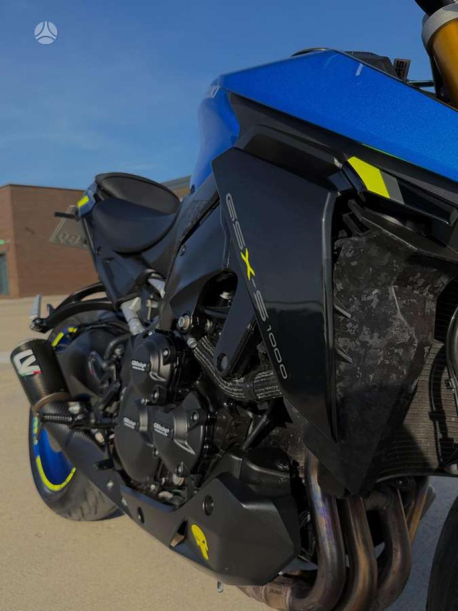 Синий Сузуки GSX-S 2021 в Вильнюс, объемом двигателя 1.00 л и пробегом 10 тыс. км за 7750 €, фото 25 на AUTOMOTO.COM.LV