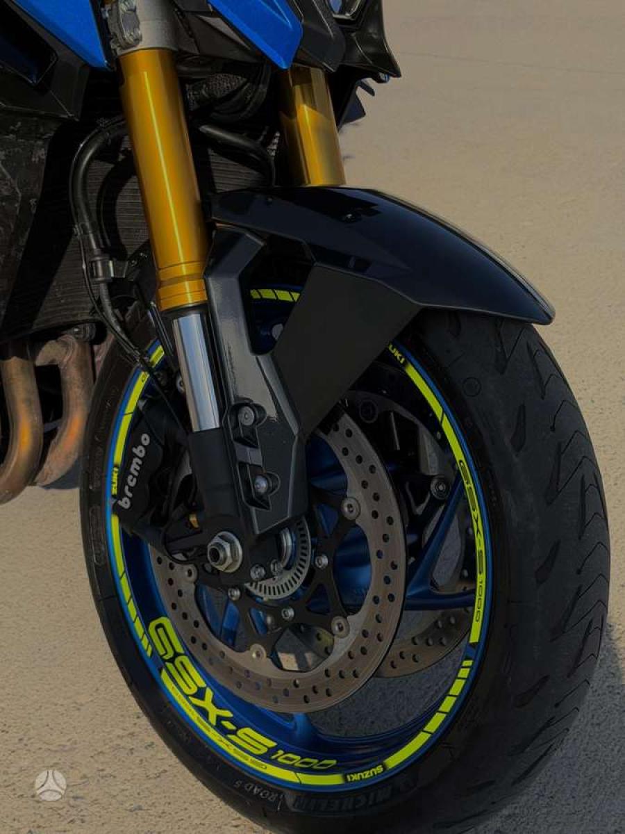 Синий Сузуки GSX-S 2021 в Вильнюс, объемом двигателя 1.00 л и пробегом 10 тыс. км за 7750 €, фото 31 на AUTOMOTO.COM.LV