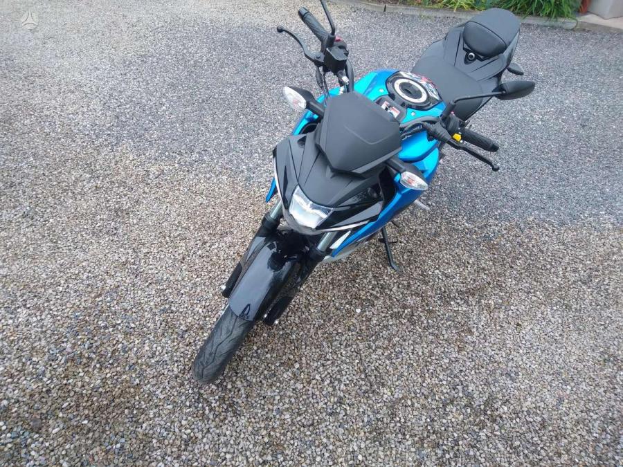 Zils Suzuki GSX-S 2023 Ukmergė, ar dzinēja tilpumu 0.13 L un nobraukumu 2 tūkst. km par 3200 €, foto 3 vietnē AUTOMOTO.COM.LV