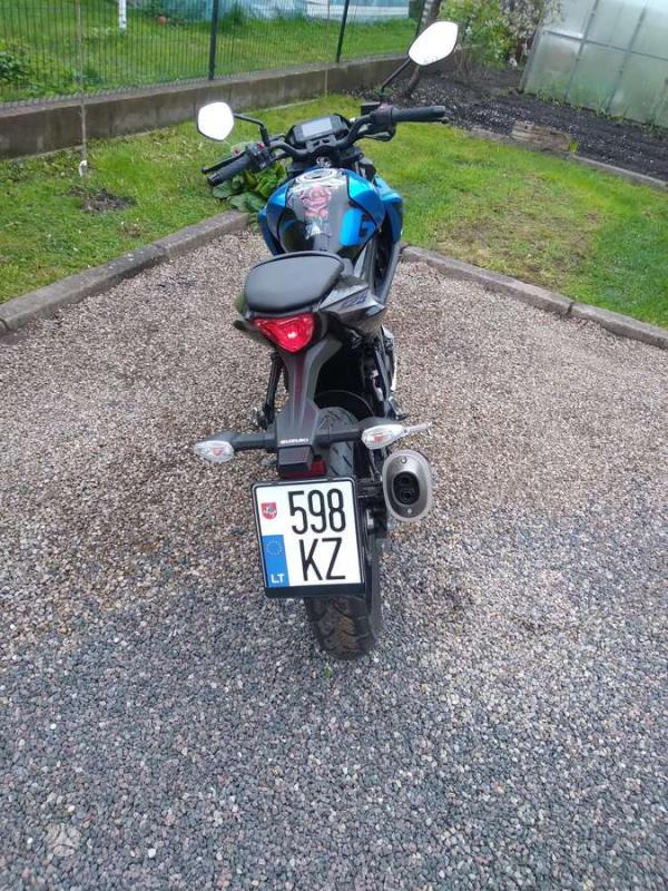 Zils Suzuki GSX-S 2023 Ukmergė, ar dzinēja tilpumu 0.13 L un nobraukumu 2 tūkst. km par 3200 €, foto 7 vietnē AUTOMOTO.COM.LV