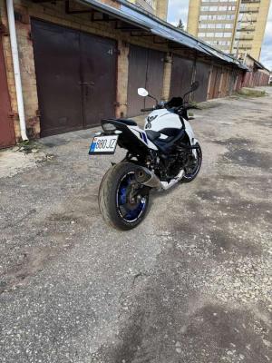 White Suzuki GSX-S 2020 in Alytus, with an engine capacity of 0.75 L and mileage of 17 thousand km for 5800 €, photo 8 on AUTOMOTO.COM.LV