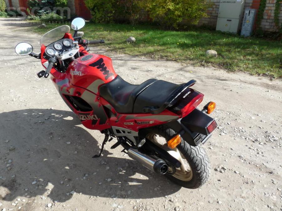 Сузуки GSXF 1997 в Рига, объемом двигателя 0.60 л и пробегом 0 тыс. км за 1800 €, фото 9 на AUTOMOTO.COM.LV
