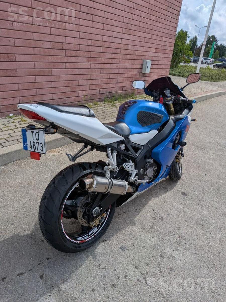Suzuki Gsxr 2005 in Tukums, with an engine capacity of 0.60 L and mileage of 0 thousand km for 3100 €, photo 6 on AUTOMOTO.COM.LV